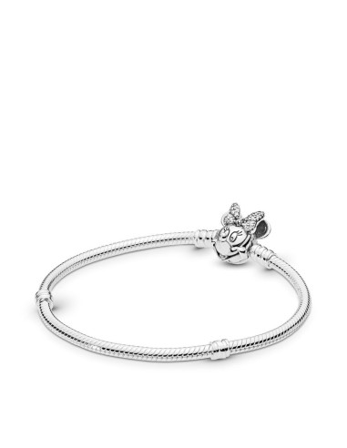 Brazalete Pandora Retrato De Minnie Reluciente De Disney 597770CZ