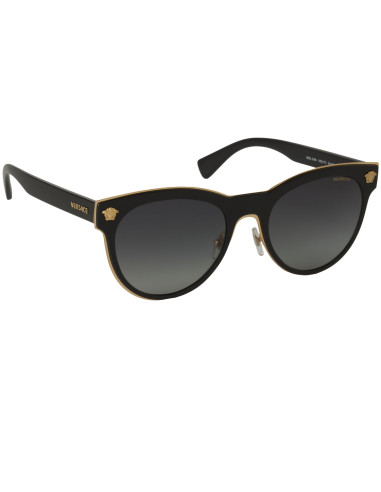 Versace VE2198 1002/T3 Round Negro Gris degradado Polarizado